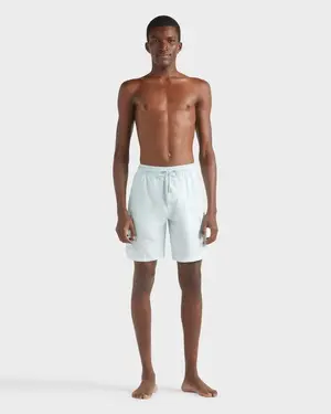 Vilebrequin Linen Cargo Bermuda Shorts - Blue