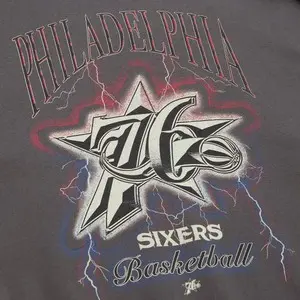 Mitchell & Ness Philadelphia 76ers Hardwood Classics Lightweight Pullover Sweatshirt