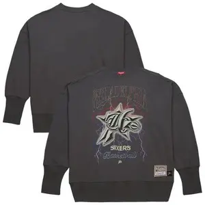 Mitchell & Ness Philadelphia 76ers Hardwood Classics Lightweight Pullover Sweatshirt