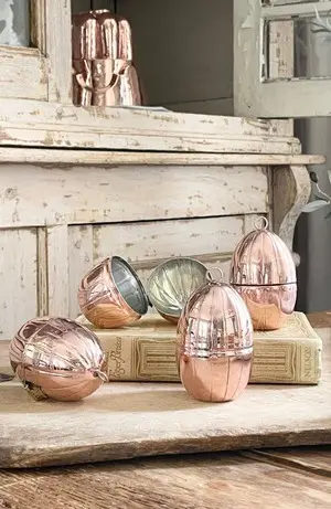 COPPERMILL KITCHEN Cmk Vintage Inspired Handmade Egg Ornaments