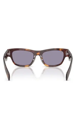 Prada 53mm Butterfly Sunglasses
