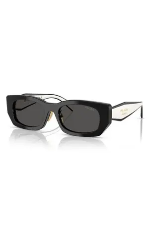 Prada 53mm Pillow Sunglasses