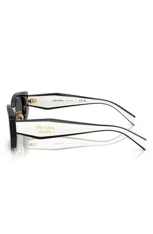 Prada 53mm Pillow Sunglasses