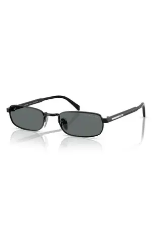 Prada 54mm Rectangular Sunglasses