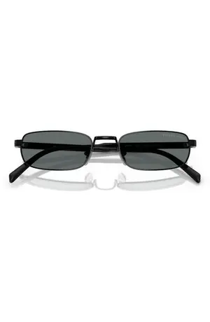 Prada 54mm Rectangular Sunglasses