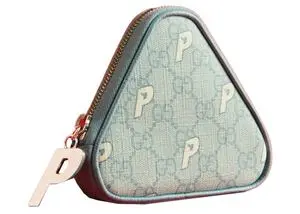 PALACE X Gucci Triferg Supreme Ggp Coin Purse - Pale Blue