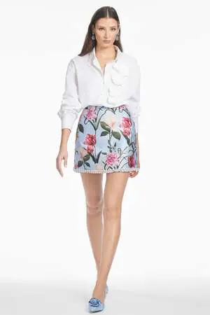 Sachin & Babi Dolly Cotton Button Down Top