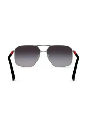 Prada Square Frame Sunglasses - Silver