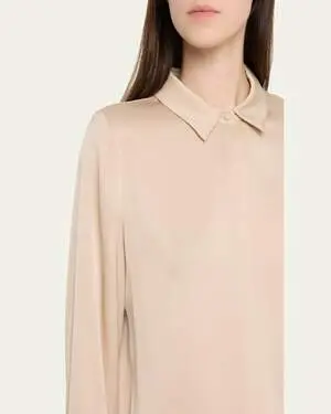 Kobi Halperin Devin Shimmer Embroidered Blouse