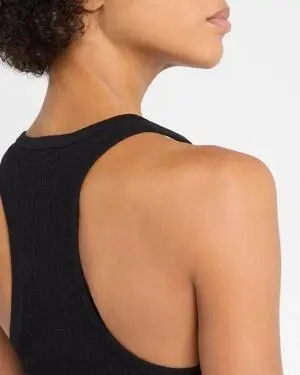 A.L.C. Iris Racerback Tank Top - Black