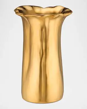 Aerin Valera Small Vase - Gold