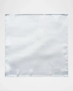 Eton Apos;s Silk Wedding Pocket Square - Light Blue