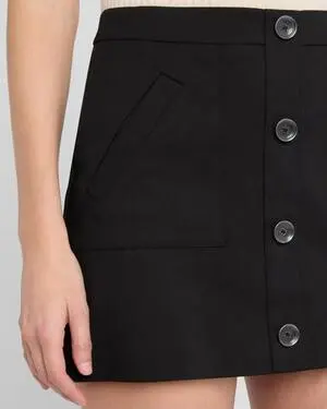 Ramy Brook Behati Mini Skirt - Black