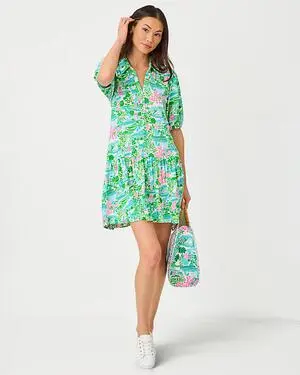 LILLY PULITZER Bingley Shirt Dress - Multi South Carolina Destination