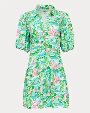LILLY PULITZER Bingley Shirt Dress - Multi South Carolina Destination