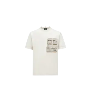 Moncler Cotton T-shirt With Pockets - White