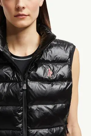 Moncler Padded Zip-up Jersey Vest