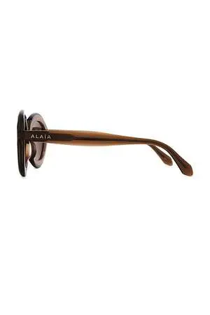 Alaïa Round Frame Sunglasses