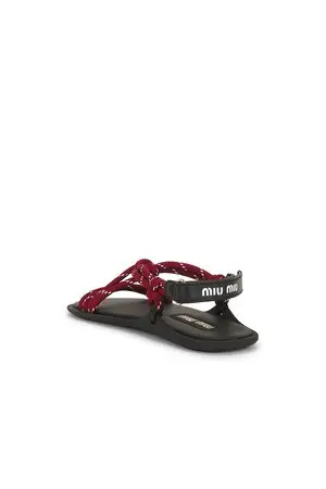 Miu Miu Strappy Sandal - Amaranto