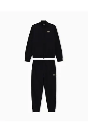Emporio Armani Core Identity Cotton Tracksuit - Black