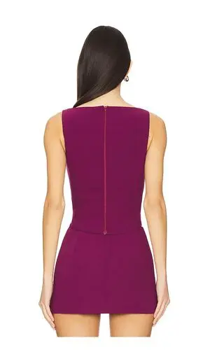 Amanda Uprichard X Revolve Ines Top - Burgundy