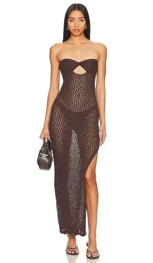 Superdown Marine Maxi Dress - Chocolate