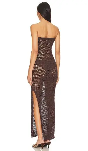 Superdown Marine Maxi Dress - Chocolate