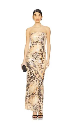 Retrofete Ember Sequin Maxi Dress