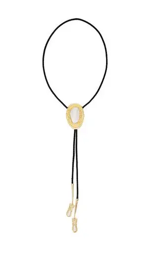 PETIT MOMENTS Dolly Bolo Tie Necklace - Ivory