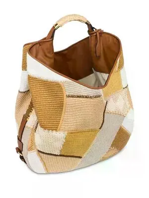 Moschino Patchwork Tote Bag
