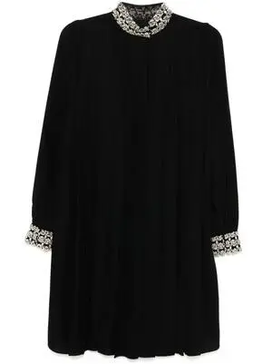 Dice Kayek Crystal-embellished Dress - Black