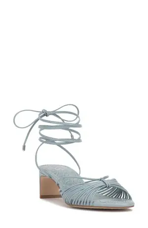 Vince Camuto Vince Camuto Lory Ankle Wrap Sandal Celeste Blue