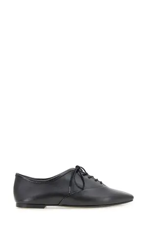 KENNETH COLE Justice Square Toe Oxford - Black Leather