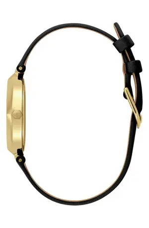 OLIVIA BURTON Dimension Leather Strap Watch
