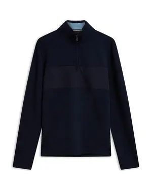 Ted Baker London Simonea Quarter Zip Sweater - Navy