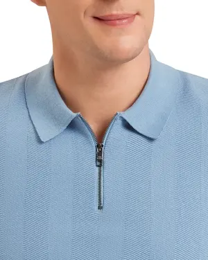 Ted Baker London Fourd Quarter Zip Polo Shirt