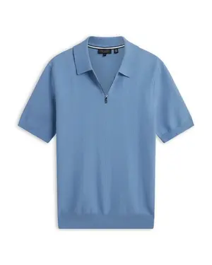 Ted Baker London Fourd Quarter Zip Polo Shirt