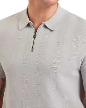 Ted Baker London Fourd Quarter Zip Polo Shirt