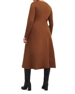 HOBBS LONDON Liza Knitted Midi Sweater Dress