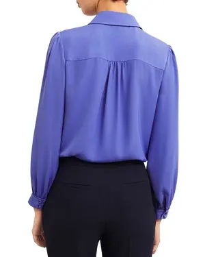 HOBBS LONDON Jonie Shirt - Twilight Blue