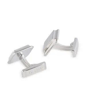 Ted Baker London Tedly Branded Cufflinks - Silver