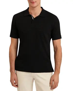 Ted Baker London Redman Textured Polo Shirt Black