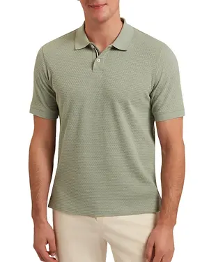 Ted Baker London Redman Textured Polo Shirt - Green