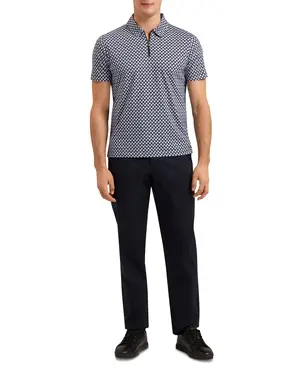Ted Baker London Ounslo Quarter Zip Polo Shirt