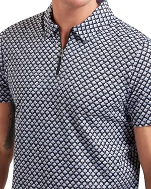 Ted Baker London Ounslo Quarter Zip Polo Shirt