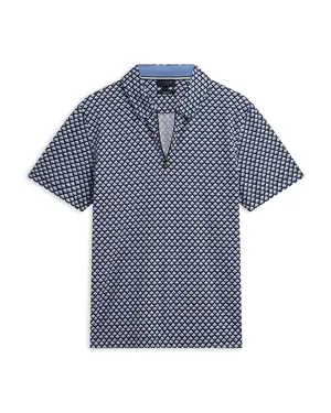 Ted Baker London Ounslo Quarter Zip Polo Shirt