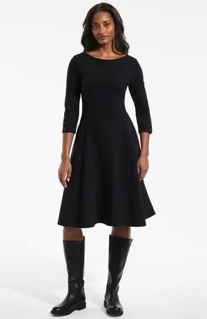 Lands' End Zip Up Day Dresses