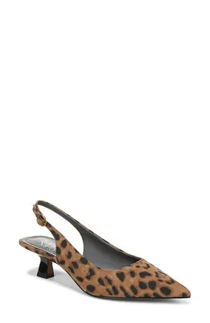 Franco Sarto Jaden Slingback Pumps - Camel Multi