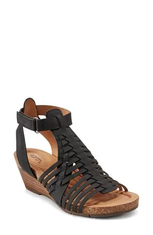 EARTH® Hattie 3 Wedge Sandal - Black