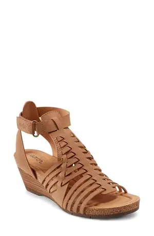 Earth Hattie 3 Wedge Sandal - Medium Brown